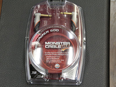 Monster Cable Performer 500 0.22m L-L ｜ギター買取の東京新宿ハイブリッドギターズ
