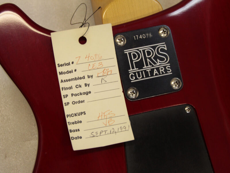 PRSのシリアルナンバーから製造年とモデル名を判断する - HYBRID GUITARS Note